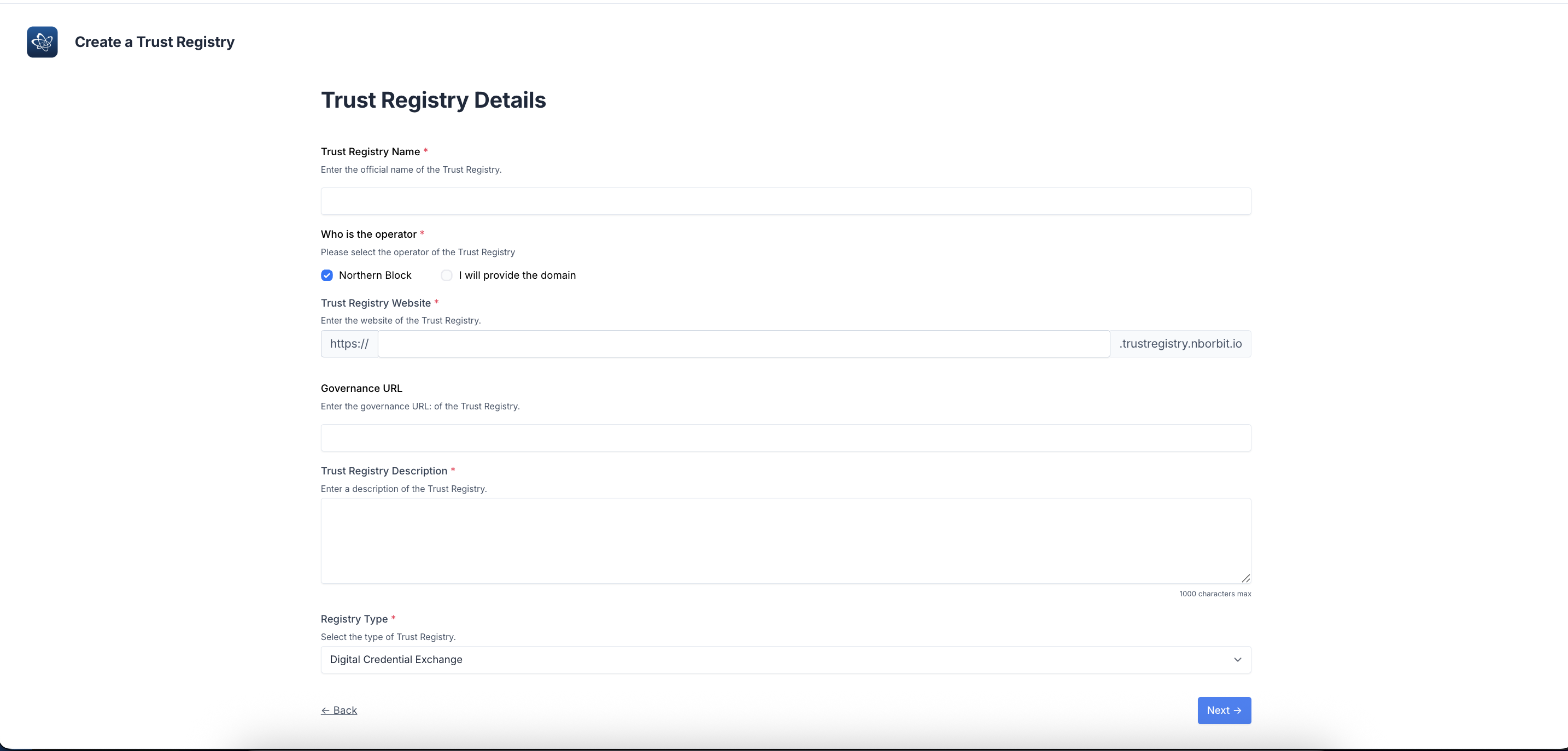 Orbit Trust Registry